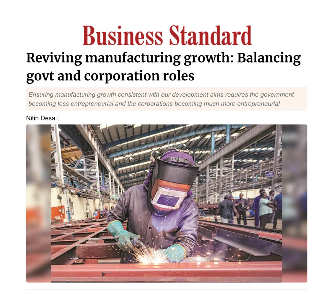 Reviving India Manufacturing Growth: A Call for Entrepreneurial ...